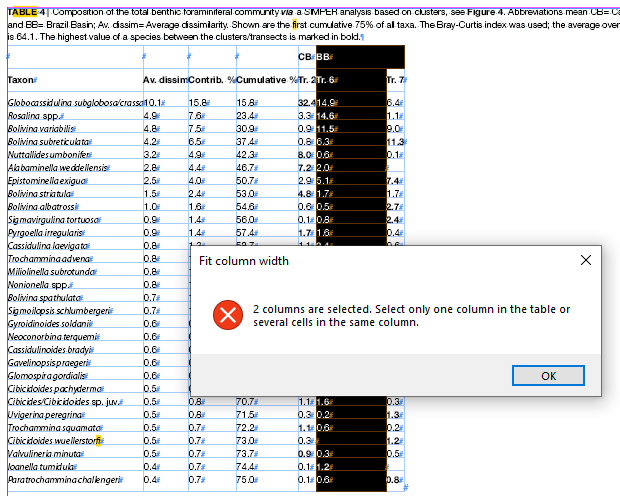Fit Column Width